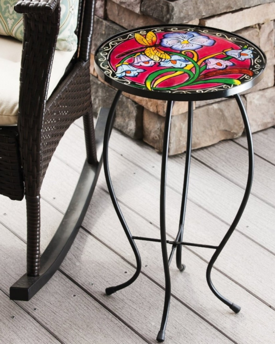 Exquisite Dragonfly Table | Fresh Garden Decor