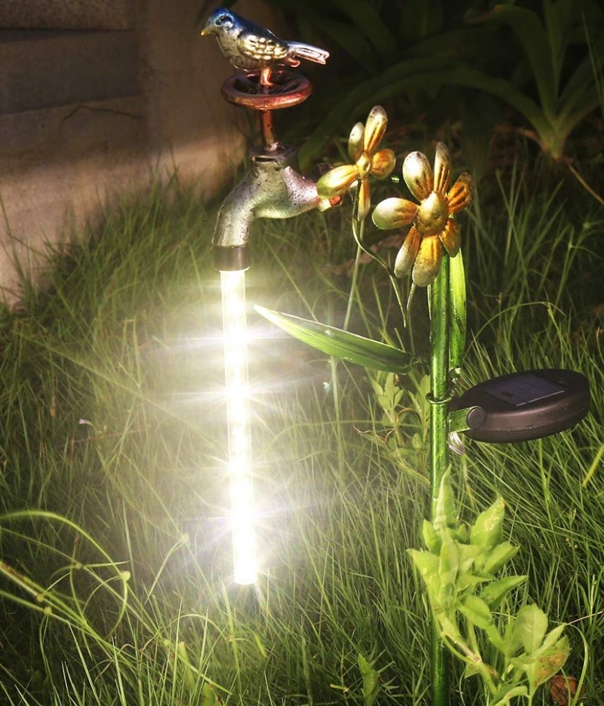 Solar Garden Stake Light Outdoor | Fresh Garden Decor