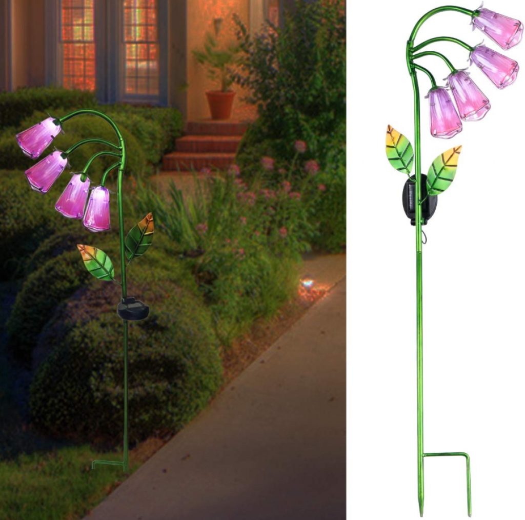 Solar Lights Outdoor Decor Garden Flower Lights Solar | Fresh Garden Decor